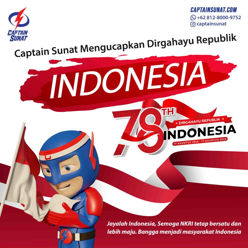 Captain Sunat mengucapkan Dirgahayu Republik Indonesia ke 78 - Captain ...